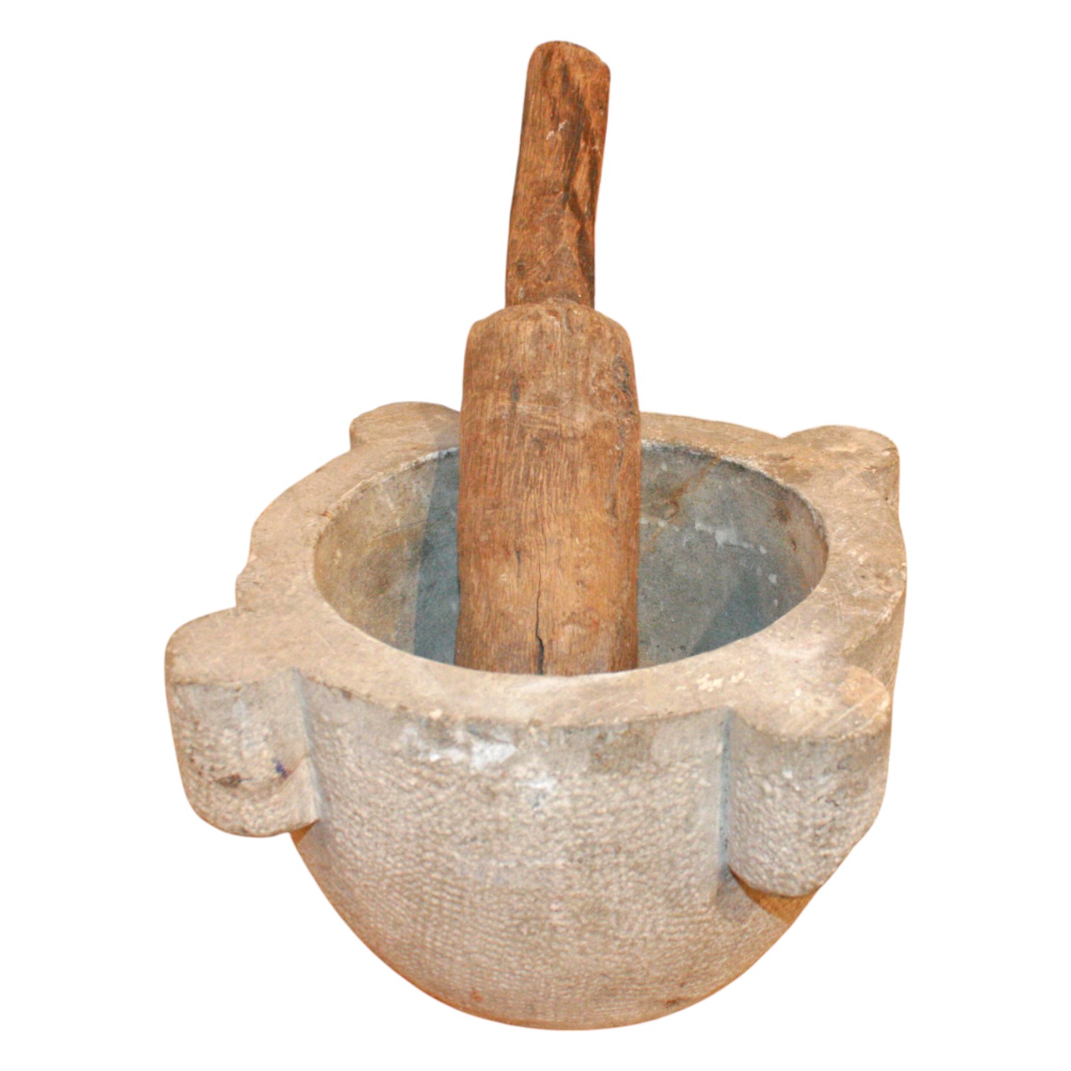 French Mortar with Original Pestle - Foxglove Antiques Collective