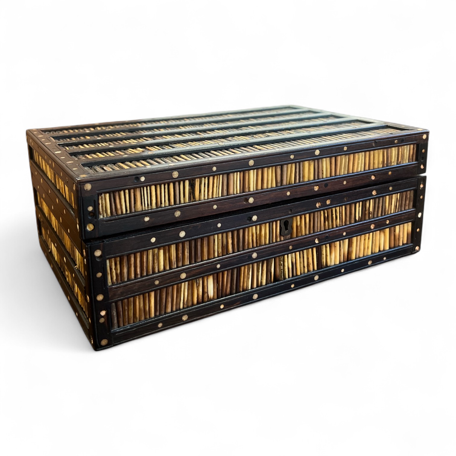 Antique Large Quill Box - Foxglove Antiques Collective