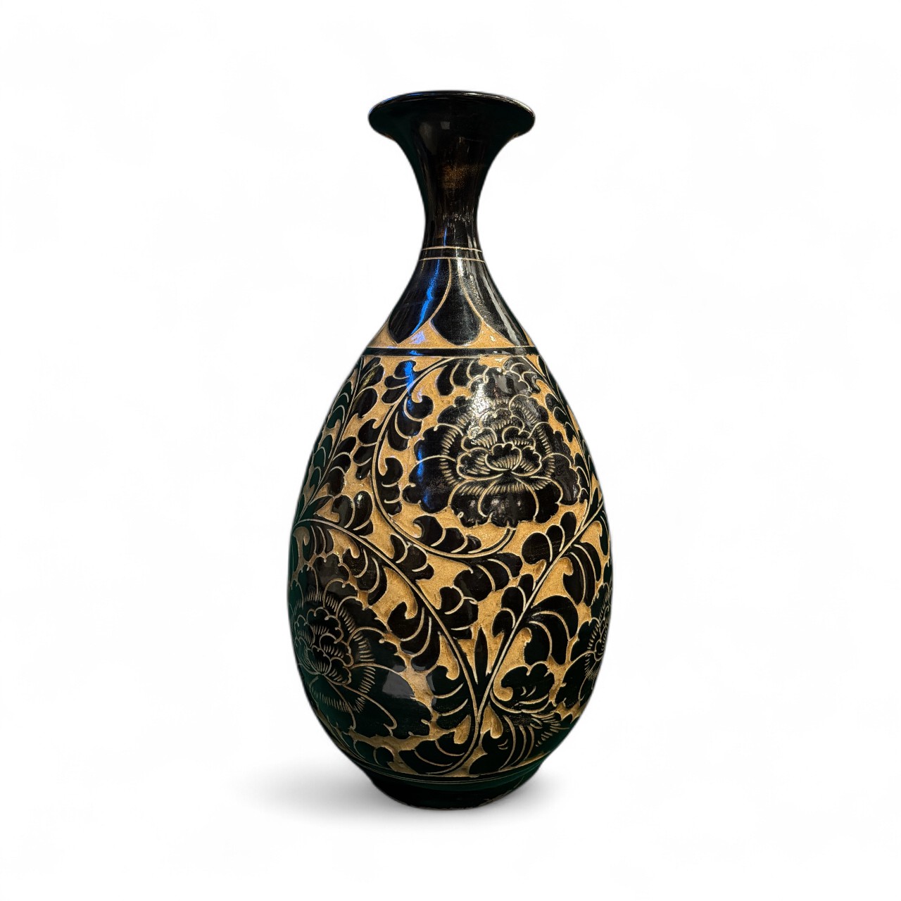 Chinese Cizhou Vase - Foxglove Antiques Collective